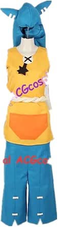 Amazon.com: Wakfu Yugo Cosplay Costume acgcosplay include headwear ...