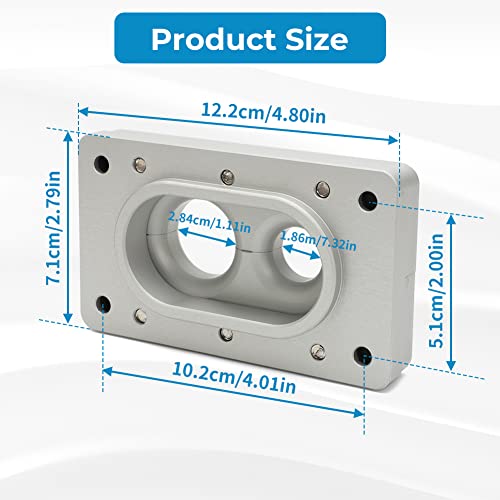 Snapklik.com : For Holley Terminator X Max Billet Aluminum Fire Wall ...