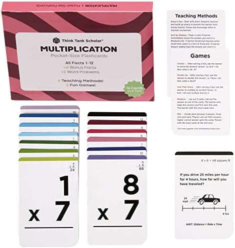 Amazon.com: TREND ENTERPRISES: Multiplication 0-12 Skill Drill Flash ...