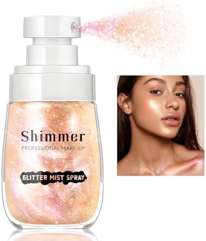 Amazon.com : HOSAILY Body Glitter Spray, Moisturizing Bronze Body ...