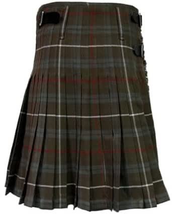 Men's Fraser Weathered Tartan Kilt Active Wedding Kilt Steampunk ...