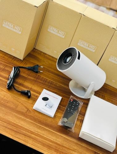 Generic Compact Projector with Wide-Angle Lens, 1080p Resolution, DLP ...