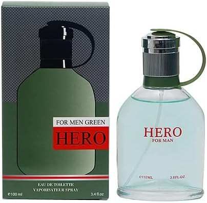 Amazon.com : Hero Green Cologne for Men 3.4oz/100ml eau de toilette ...