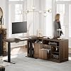 Amazon.com: Perledesign L Shaped Standing Desk, 67 Inches Electric ...