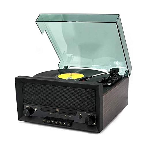 NAMSAR Turntable Music Center avec Haut-parleurs stéréo Nostalgique ...