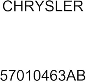 Amazon.com: Genuine Chrysler 57010463AB Bumper Energy Absorber ...