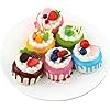 Amazon.com: Skyseen 6pcs Realistic Artificial Simulation Cake Assorted ...