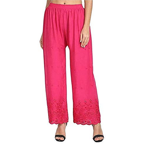Buy Rutu Fashion Women Lucknow Chicken Art Work Embroidered Cotton ...