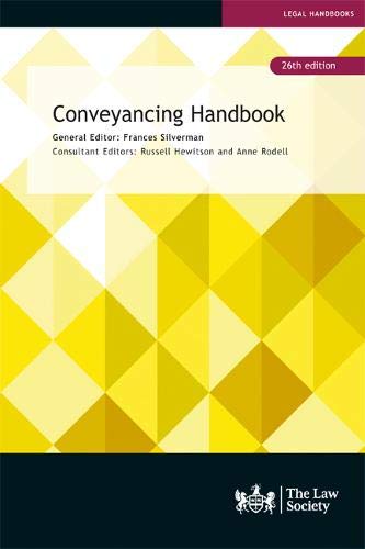 Conveyancing Handbook: Amazon.co.uk: Silverman, Frances, Hewitson ...