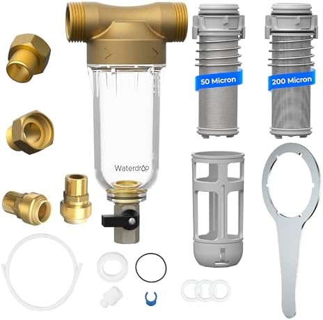 Amazon.com: Waterdrop Spin Down Sediment Filter, Backwash Whole House ...