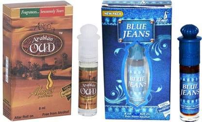 Almas Arabian Oud & Blue Jeans Floral Attar (Floral) : Amazon.in: Beauty