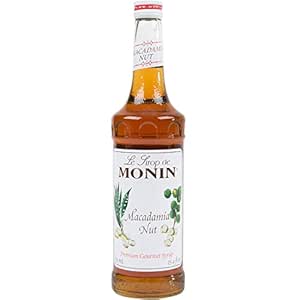 Amazon.com: Monin Macadamia Nut Syrup 750ml : Grocery & Gourmet Food