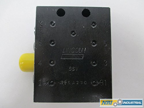 NEW LINCOLN SSV QUICKLUB DIVIDER 1/8IN NPT HYDRAULIC VALVE D299361 ...