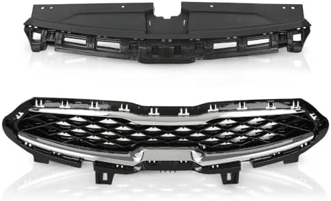 Amazon.com: CROSSDESIGN Front Upper Bumper Grille & Radiator Sight ...
