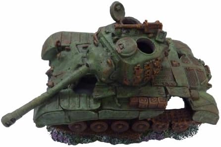 Amazon.com : Military Army Battle Tank Aquarium Fish Tank Ornament ...