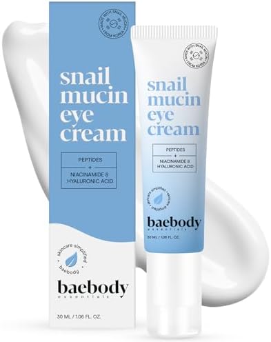 Amazon.com: Baebody Snail Mucin Eye Cream (30 ml/1.06 fl oz) - Anti ...