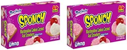 Amazon.com : Marinela Sponch Marshmallow Cookies 2 Pack (8 Count ...