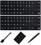 Amazon.com: Spanish Keyboard Stickers[5 in 1],Spanish English Keyboard ...