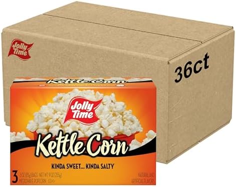 Amazon.com: Jolly Time Kettle Corn, Festival Fun Sweet & Salty Glazed ...