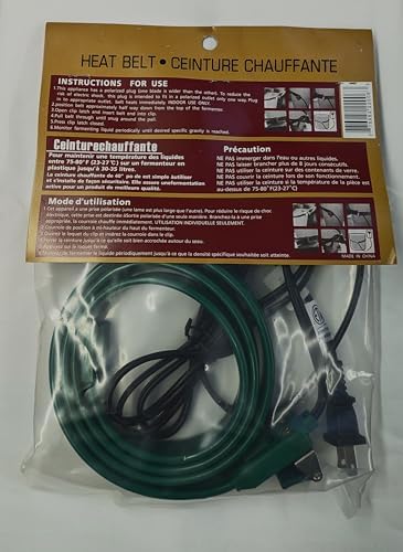 Amazon.com: HEAT BELT ELECTRIC FERMENTATION BREW BUCKET HEATER Green ...