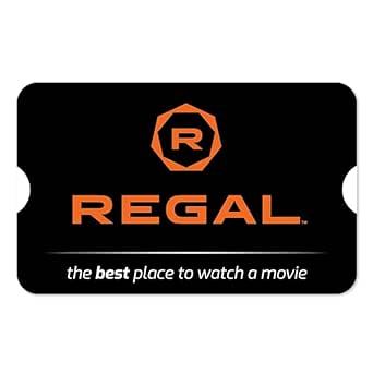 Amazon.com: Regal Cinemas eGift Card - Standard : Gift Cards