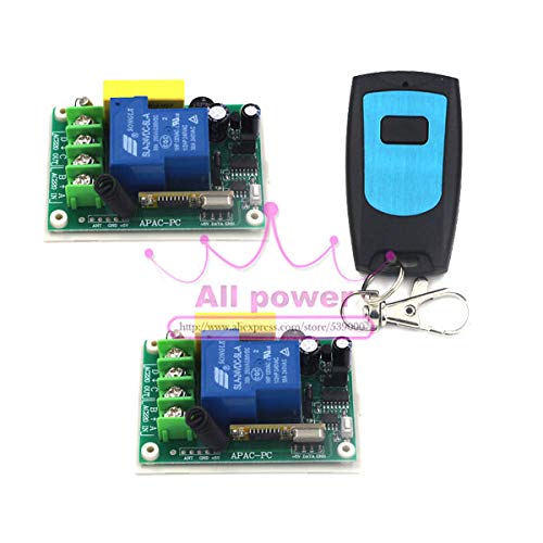 220v high Power Water Pump Remote Control Switch 1CH 30A Relay: Amazon ...