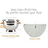 Amazon.com: Kleynhuis Greek Yogurt Strainer Set: Stainless Steel Colander & Bowl with Organic ...