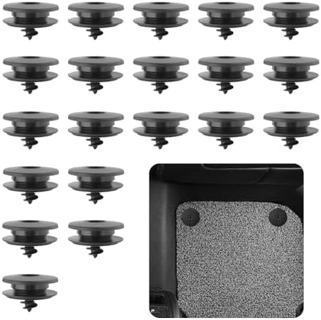 Amazon.com: SSNNUU 20PCS Car Floor Mat Retainers,Anti-Slip Black Nylon ...