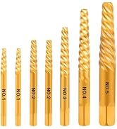 KAKILFOB Broken Bolt Extractor, 25 PCS Extractor Set, Easy Out Drill ...