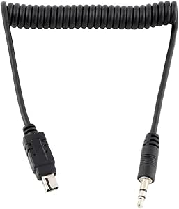 Amazon.com : 2.5mm to N3 Camera Shutter Release Cable Remote Control Cord Speedlight Flash ...