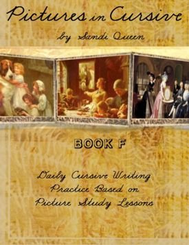 Pictures in Cursive F (Daily Cursive Writing Practice Based on Picture Study Lessons) : Sandi ...