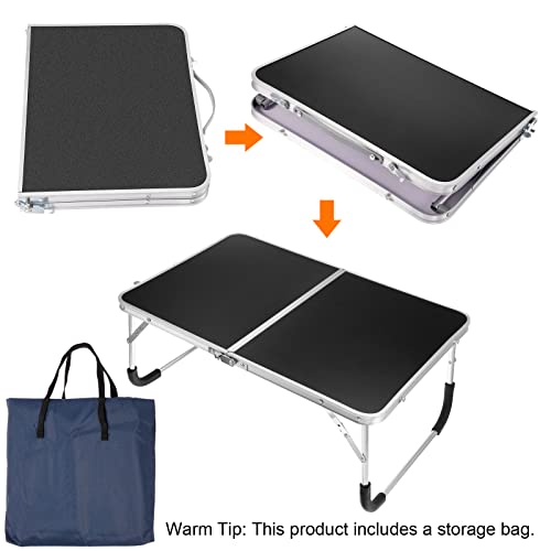 PATIKIL Foldable Laptop Table, Portable Lap Desk Picnic Bed Tray Tables ...