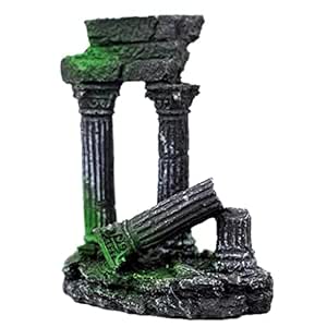 Enakshi Fake Resin Roman Stone Pillar Column Aquarium Fish Tank ...