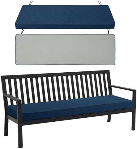 Amazon.com : Outdoor Bench Cushion, Water-Resistant & Fade-Resistant ...