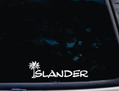 Amazon.com: 2 x Gloss Black Islander Edition Hood Decal Beach Club Tiki ...