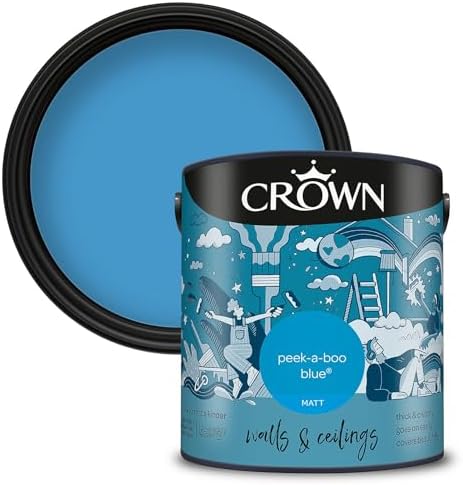 CROWN 2.5L Breatheasy MATT Emulsion Paint for Walls & Ceilings ...
