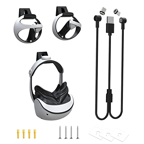 Snapklik.com : Wall Mount Set For PSVR2 Controllers, Space Saving ...
