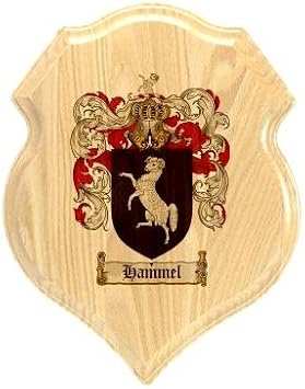 Amazon.com: Hammel Coat of Arms Plaque / Family Crest Plaque : Home ...