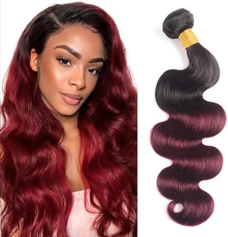 Amazon.com : VIYAVIYA 1b99j Body Wave 24 Inch Human Hair Bundles ...