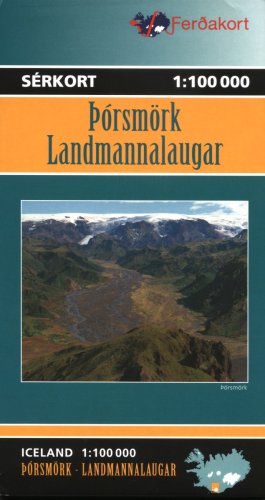 Porsmork Landmannalaugar ~ Walking Map: Amazon.co.uk: Ferdakort: Books