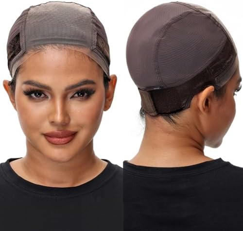 Amazon.com: Wig Cap for Women Non-Slip, HD Lace Front Wig Grip Cap with ...