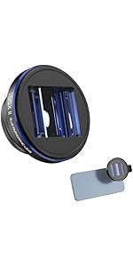 Amazon.com: Neewer Universal Phone Camera Lens Clamp for 17mm Phone ...