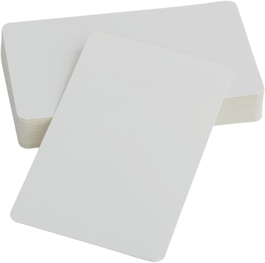 Amazon.com : NovaPuff 100Pcs White Blank Business Cards, Paper Note ...