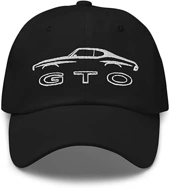 GTO American Muscle Car Collector Classic Cars Owner Dad hat Black at ...