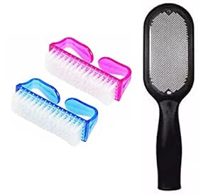 ZAUKY1pc Professional Curved Foot Scraper with plastic Handle with 2Pc ...