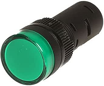 10 Stück LED Signalleuchte Signallampe 12V AC/DC, grün : Amazon.de ...