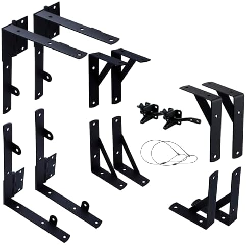 Amazon.com: Youlvy Anti Sag Gate Frame Kit Gate Corner Brace Bracket ...