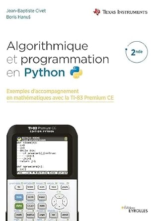 Amazon.com: Algorithmique et programmation en Python: Exemples d'accompagnement en mathématiques ...