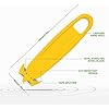 Box Cutter Safety Knife T TOVIA 100 Pcs Utility Cutter and Package ...