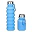 Nefeeko Collapsible Water Bottle, 18floz Reuseable BPA Free Silicone ...